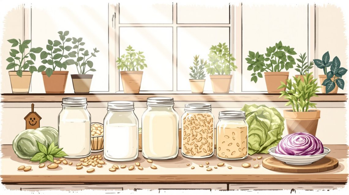 Fermentation douce : yaourt, kéfir, choucroute—comment débuter sans ...